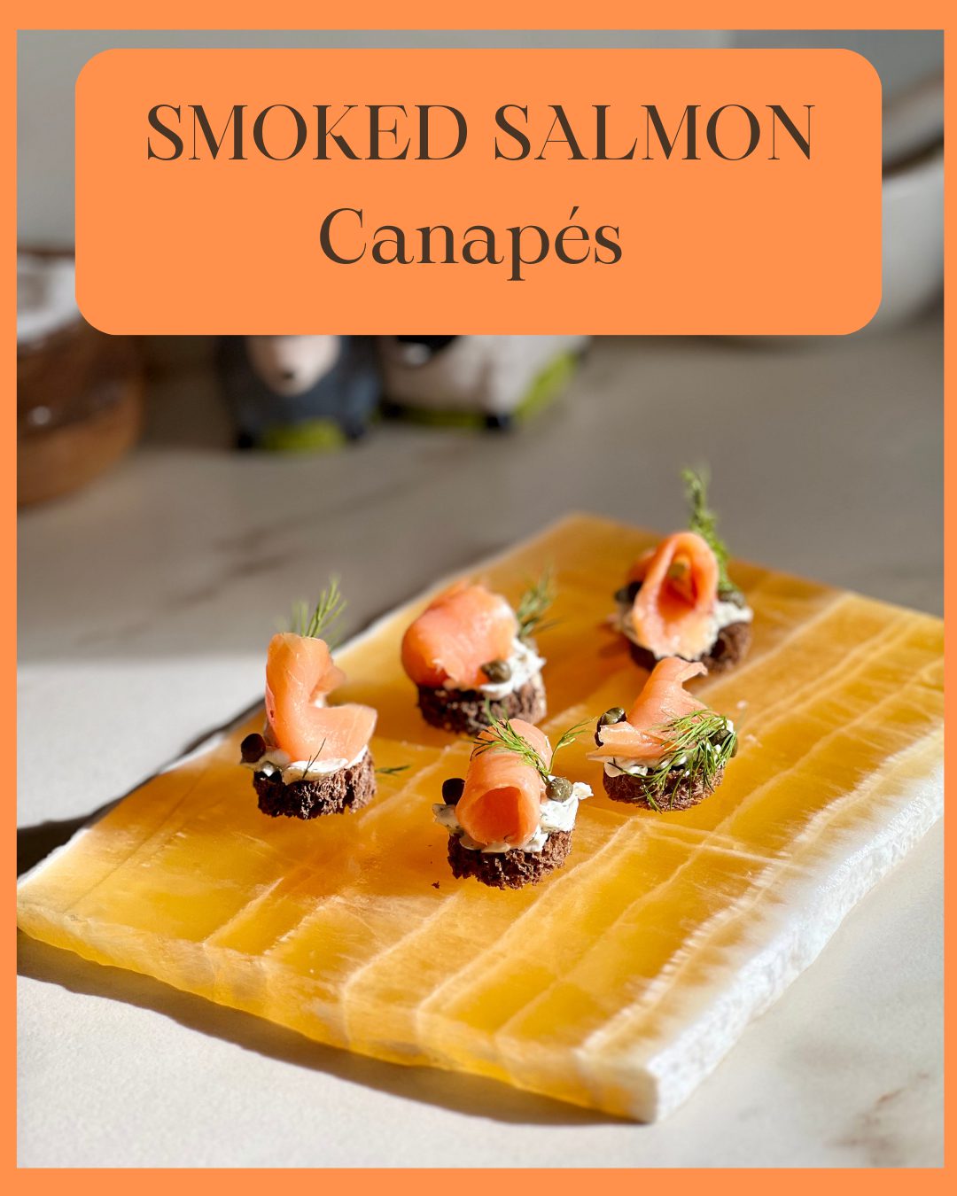 Smoked Salmon Canapés - Gari's Galley